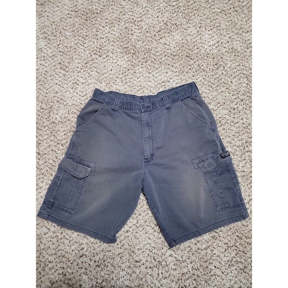 Wrangler | Shorts | Wrangler Mens Cargo Shorts Size 36 Black Relaxed ...